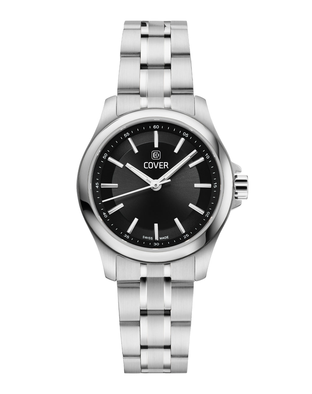 COVER Marville Lady Steel Watch Black, Silver – Cover Watches