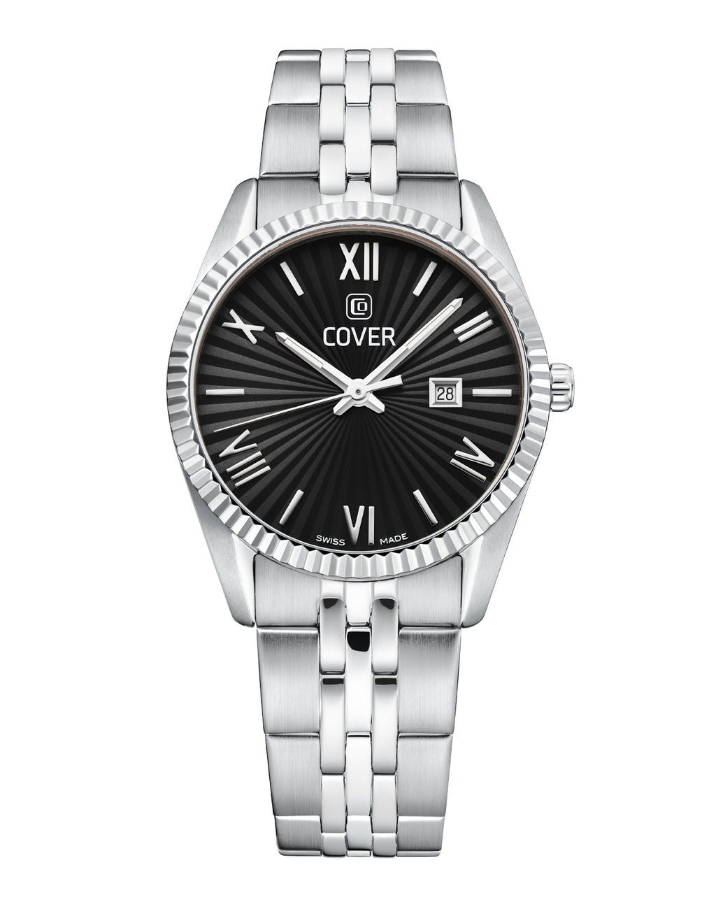 COVER Alston Lady Watch Black, Silver color – Cover Watches