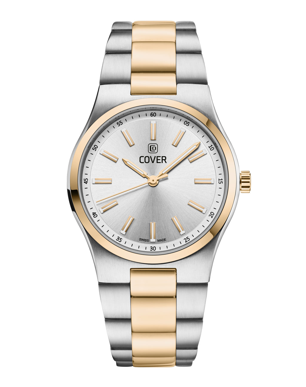 COVER Bracelet One Silver, Bicolor Silver Gold Watch – Cover Watches