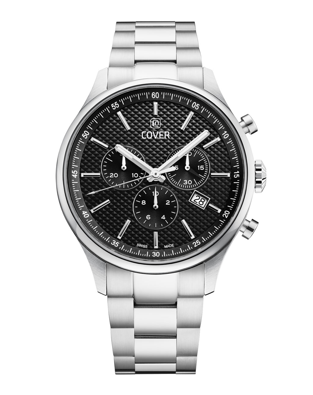 COVER Chapman Chrono II Black, Silver – Cover Watches