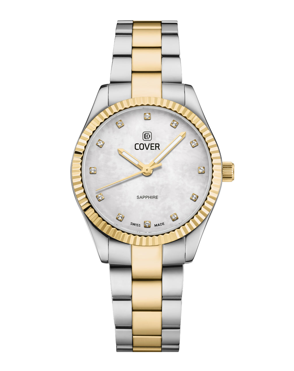 COVER Valentina Mini White Pearl, Bicolor – Cover Watches