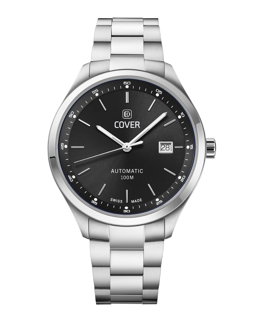 COVER Arena Automatic Black, Silver – Cover Watches