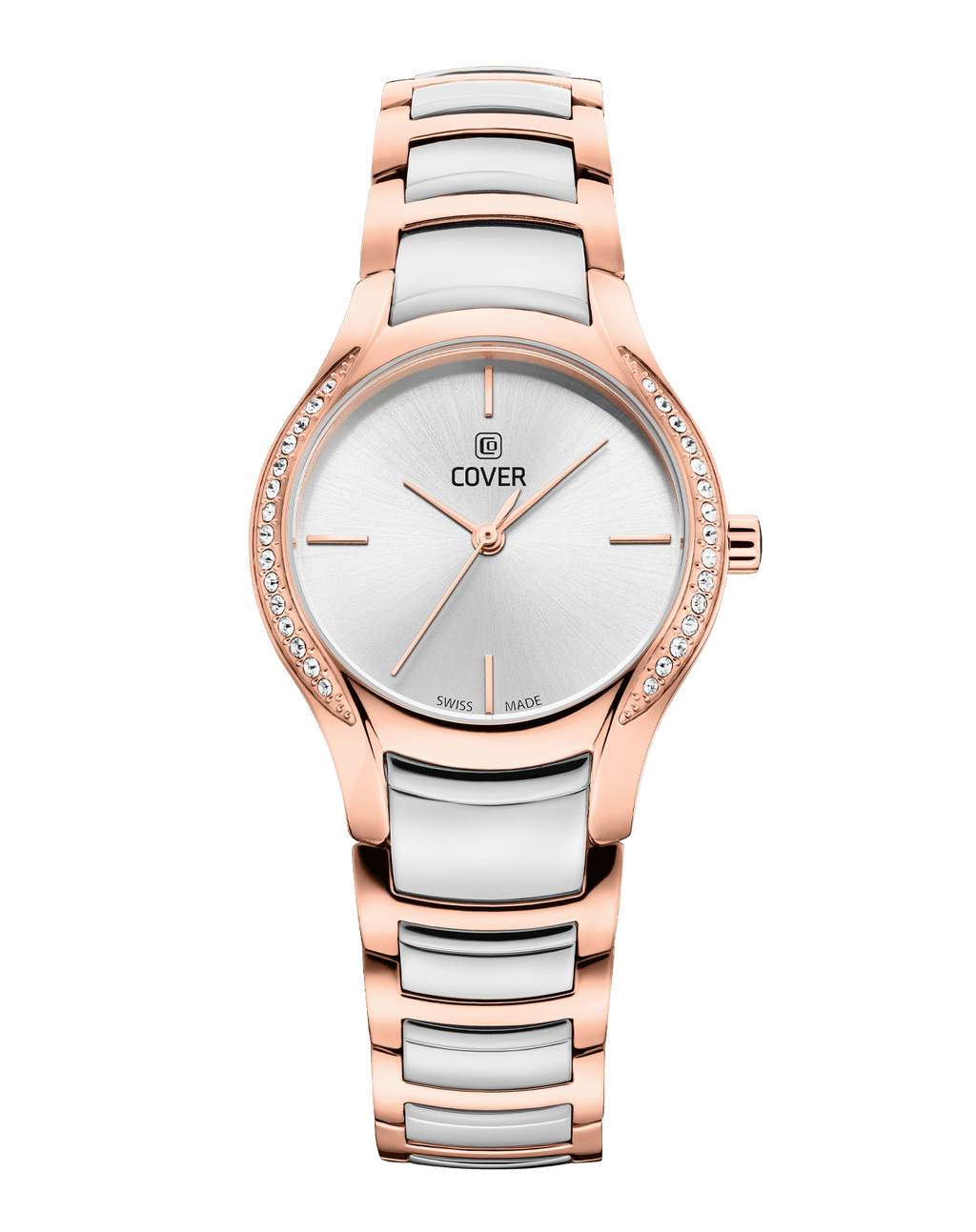 COVER Sandara Crystal Watch Silver, Bicolor – Cover Watches